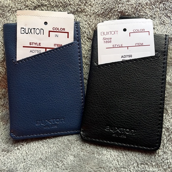 Buxton | Bags | Buxton Genuine Leather Card Wallets | Poshmark